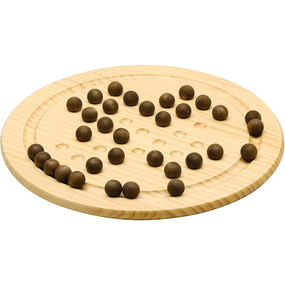 "Wooden Solitaire Game