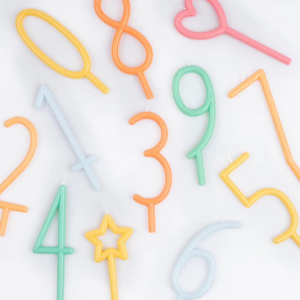 Slim Number 9 Candle