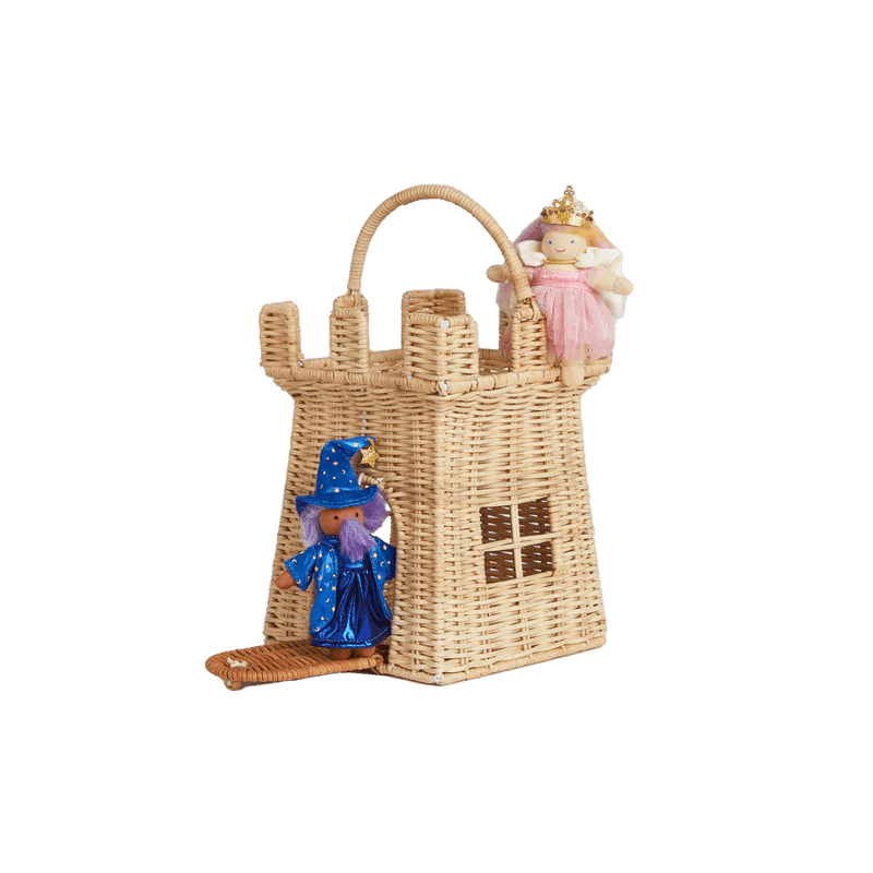 Rattan Castle Bag